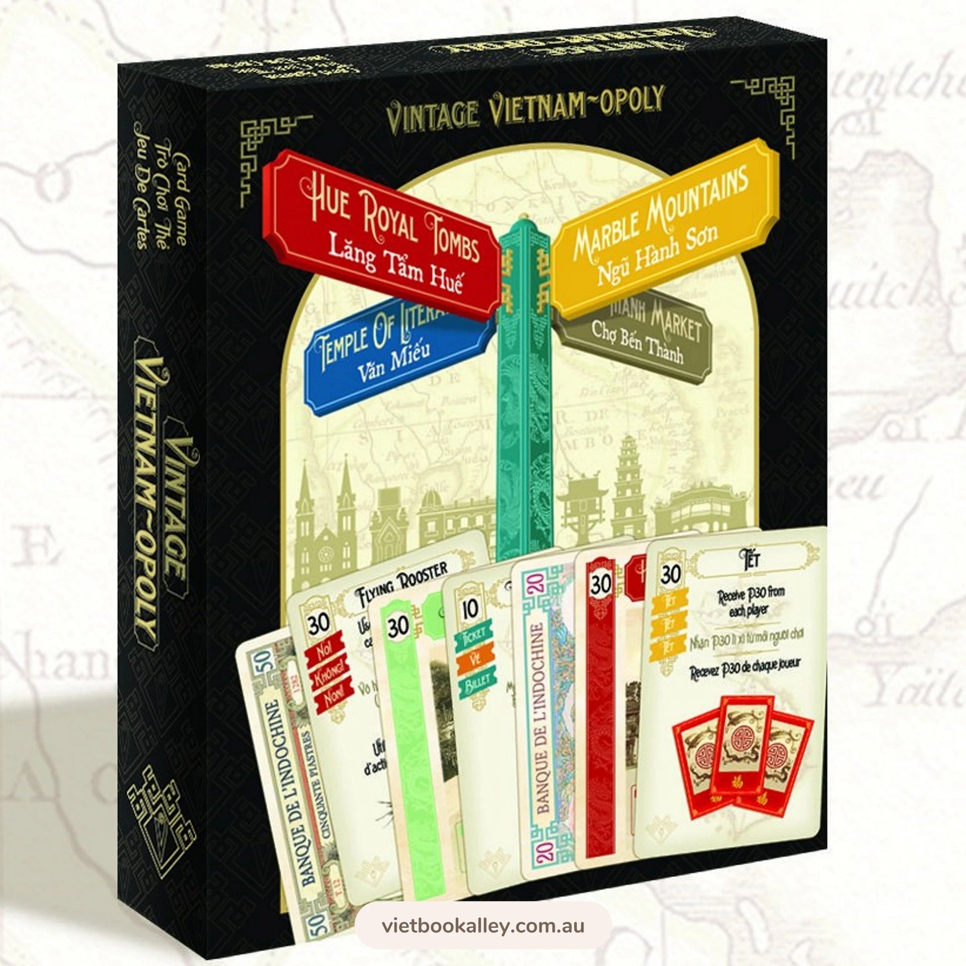 Vintage Vietnam Opoly Card Game - Sách Việt Nam tại Úc – Viet Book Alley